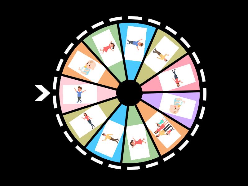 FAMILY MEMBERS_NURSERY - Spin the wheel