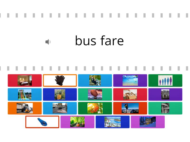 Project 5 Unit 5AB - Vocabulary () - Find the match