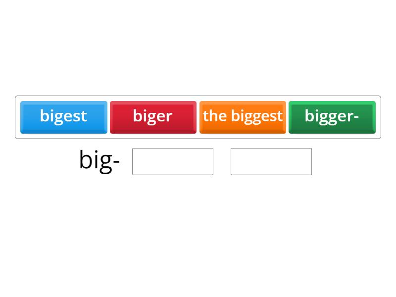 Comparative and Superlative form - Missing word
