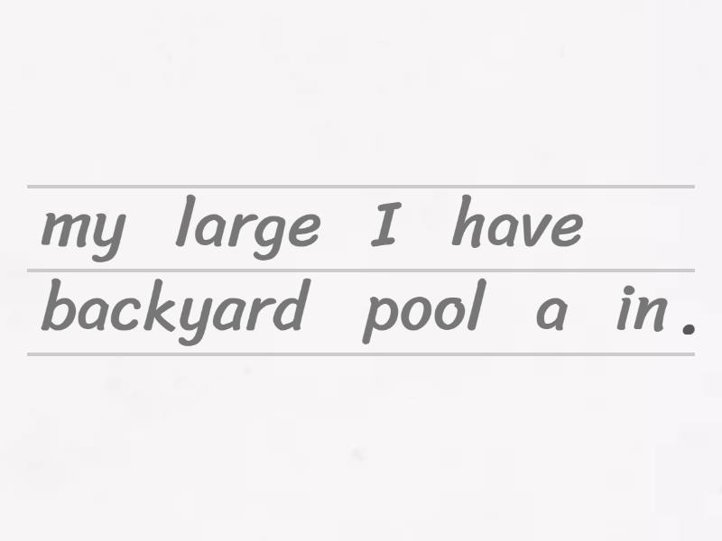 Jumbled Sentences - UFLI lesson 83 - Unjumble