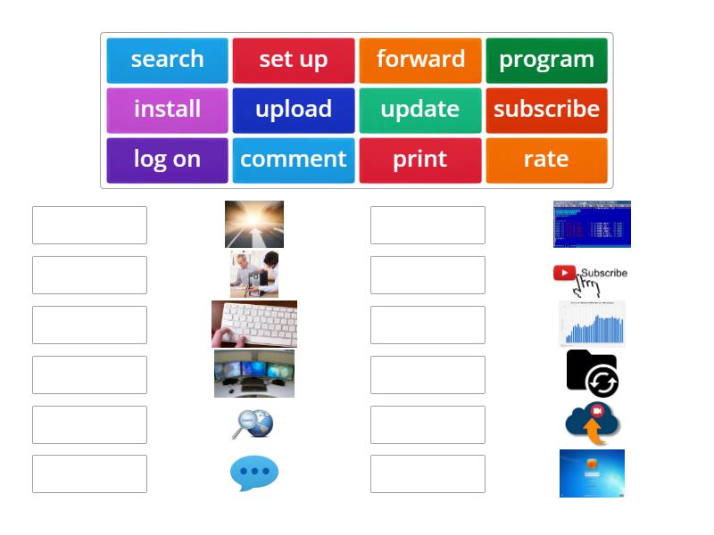 Computing Verbs - Match up