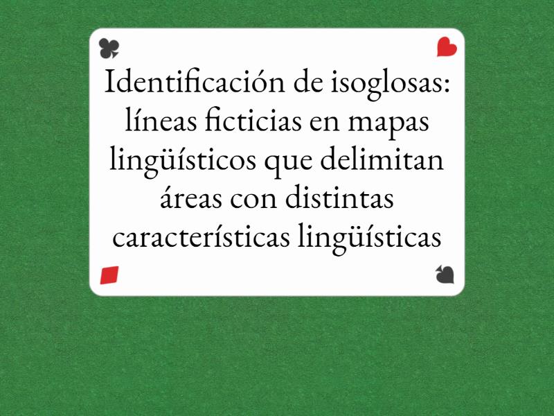DIALECTOLOGIA-BILINGUISMO-DISGLOSIA - Flash cards