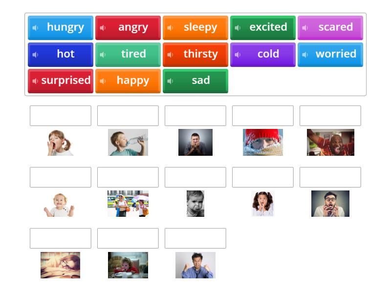 Feelings & Emotions - Match up