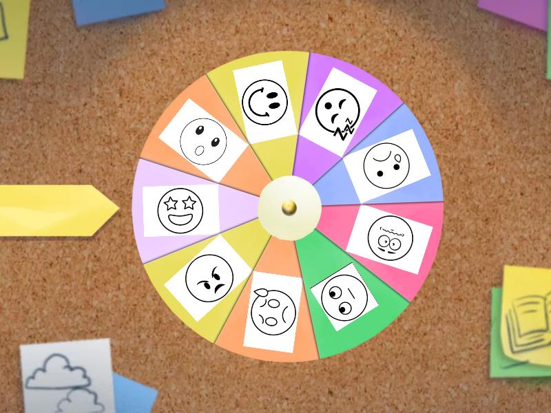 Feelings and emotions - Spin the wheel