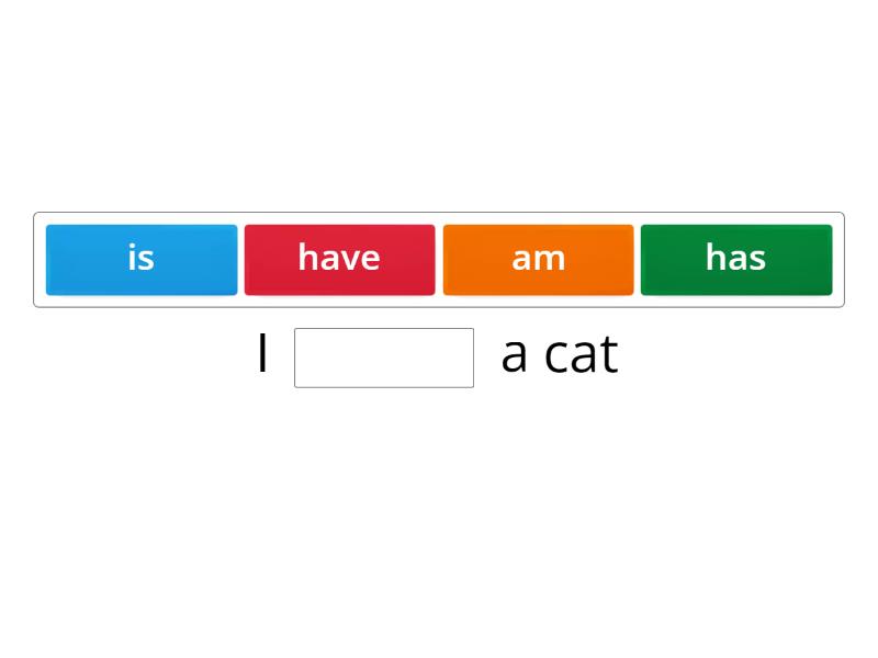 Тест по английскому (have/has/am/is/are) - Complete the sentence