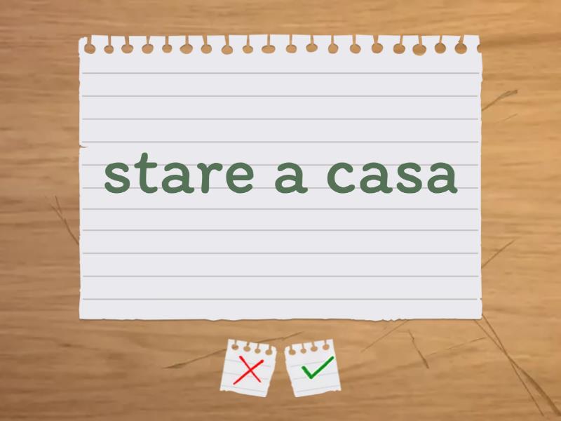 imperativo diretto (tu) - Flash cards