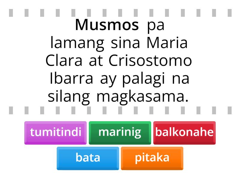 TALASALITAAN: Suyuan sa Asotea - Find the match