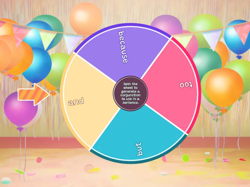 Conjunction Wheel - Spin the wheel