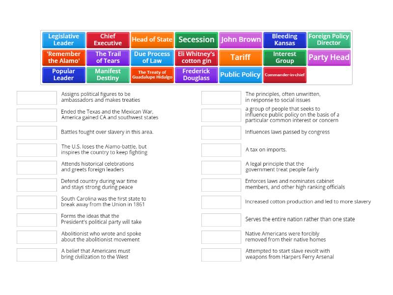 Unit 5 Wordwall (7th) - Match up