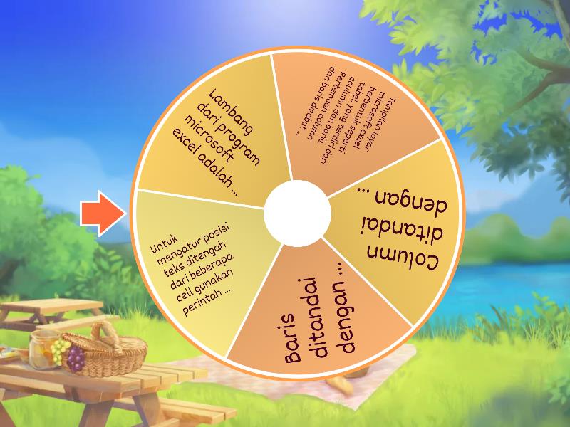 Pengenalan Microsoft Excel - Spin the wheel