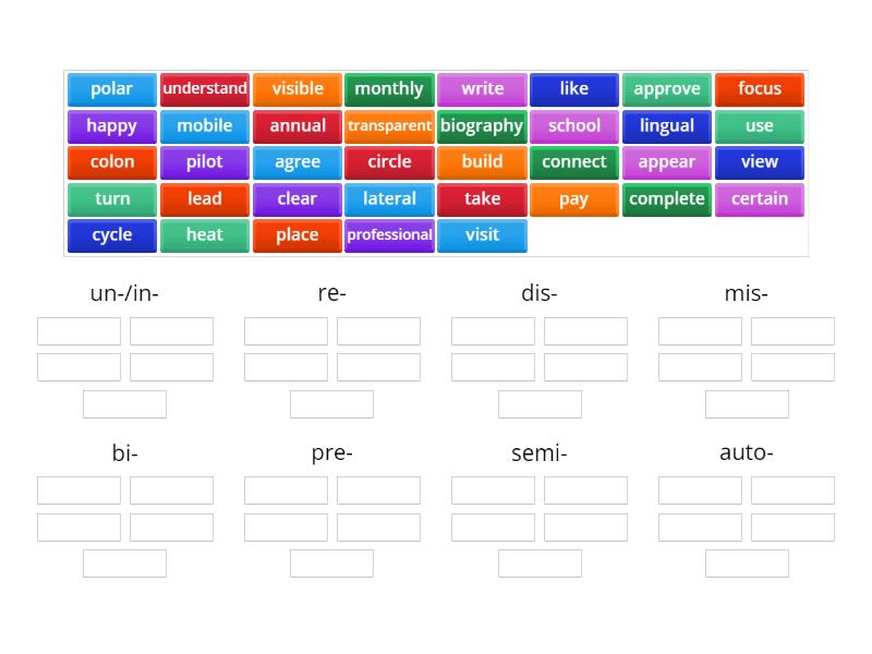 Prefixes - Group sort