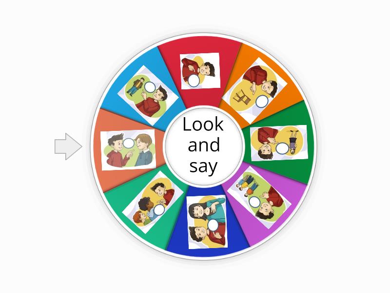 Personal Pronouns - Spin the wheel