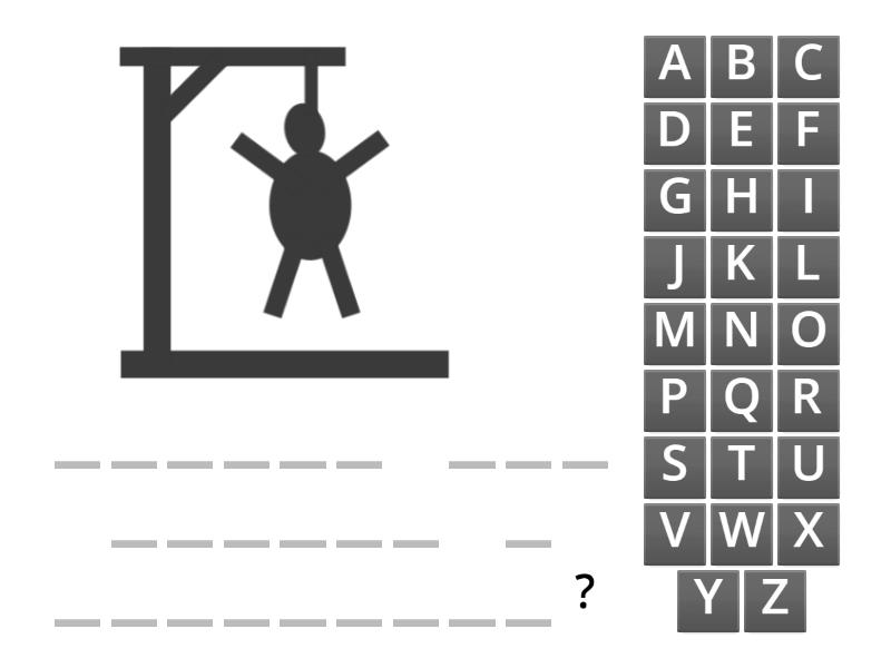 Gioco dell'impiccato - Hangman