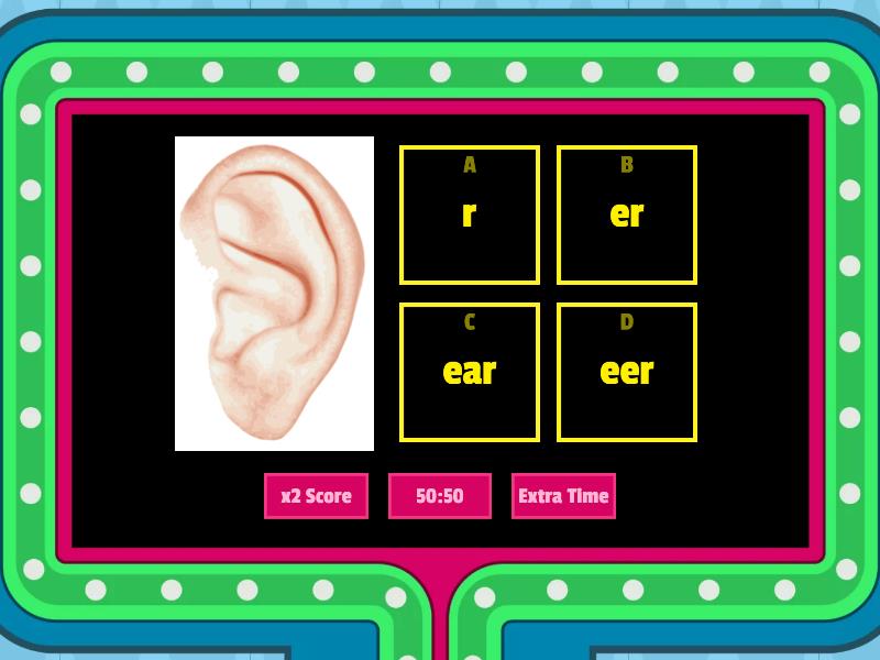 ear (hear) - Gameshow quiz