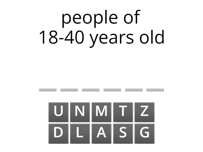 Life stages - Deletrea la palabra