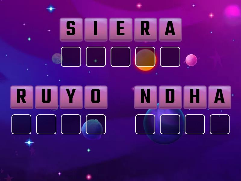 CLASSROOM RULES II - Anagram