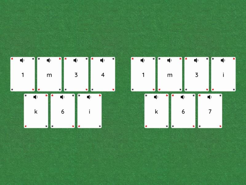 LLS A - T1 - letters/klanken - identieke gescheiden items - Matching pairs