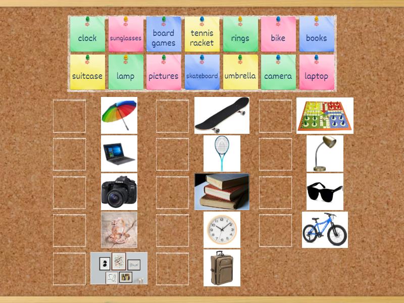 RM A2 1C everyday objects - Match up