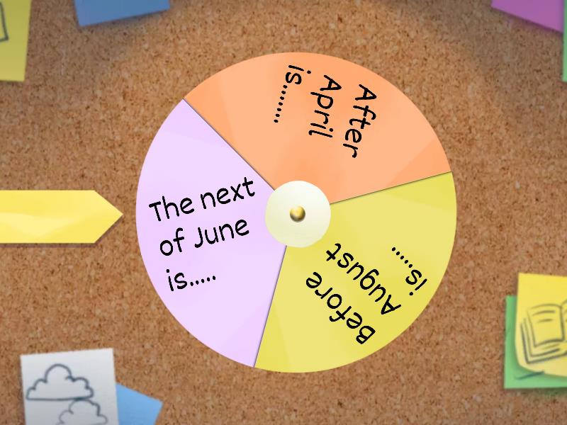 date and month - Random wheel