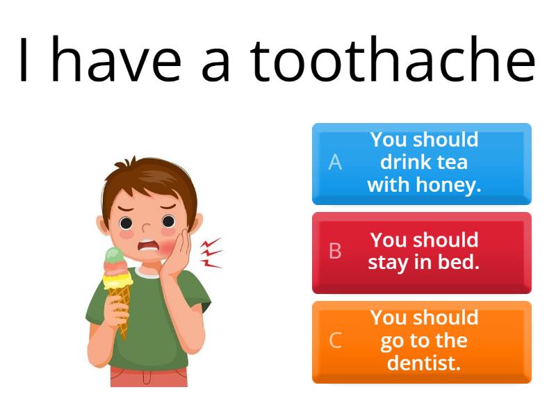 Giving advice using should - Quiz