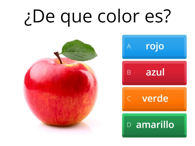 ¿De que color es? - Quiz