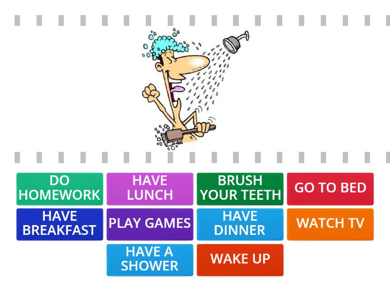 Routine_verbs 2 - Cada oveja con su pareja