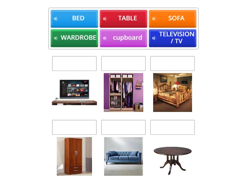objects - My house - Match up