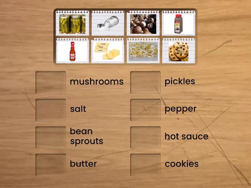 In the kitchen - Match up