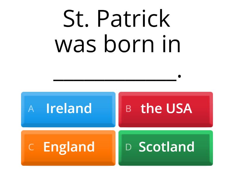 Bet you didn`t know: St. Patrick`s Day - Quiz
