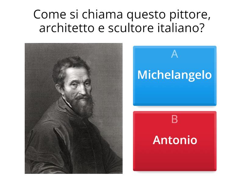 MICHELANGELO BUONARROTI - Quiz