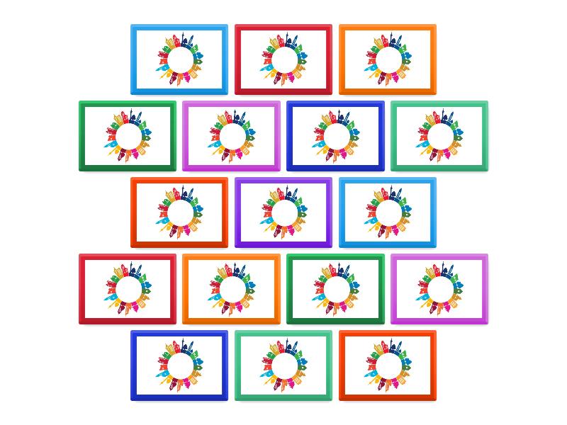 SDG CARD GAME - Flip tiles