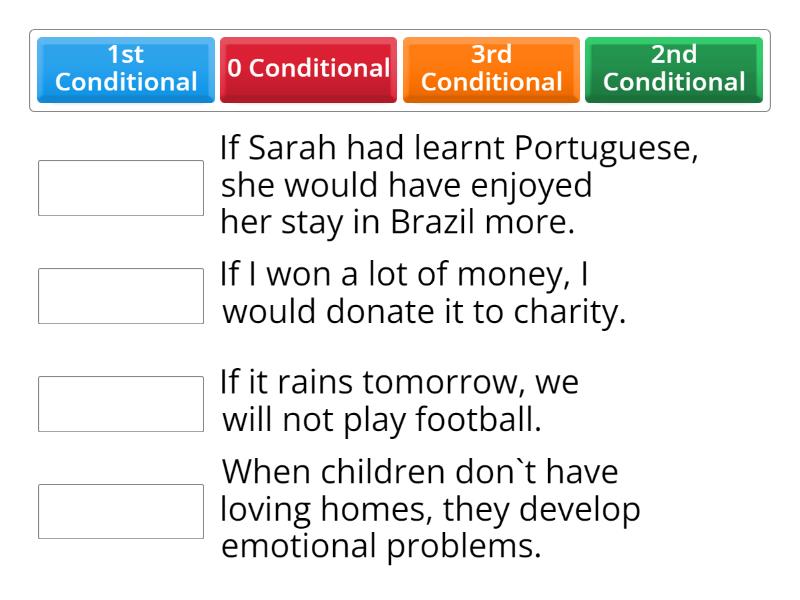 Conditionals - Match up