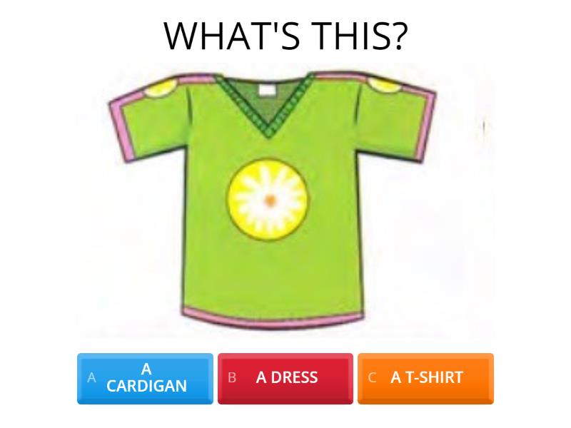 FAMILY AND FRIENDS 1 UNIT 7 CLOTHES - Quiz