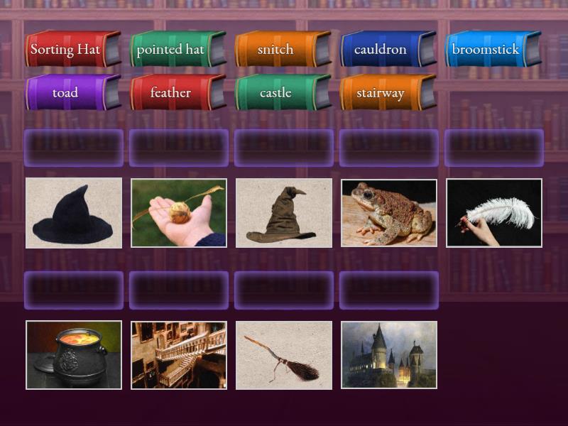 Harry Potter magic words - Match up