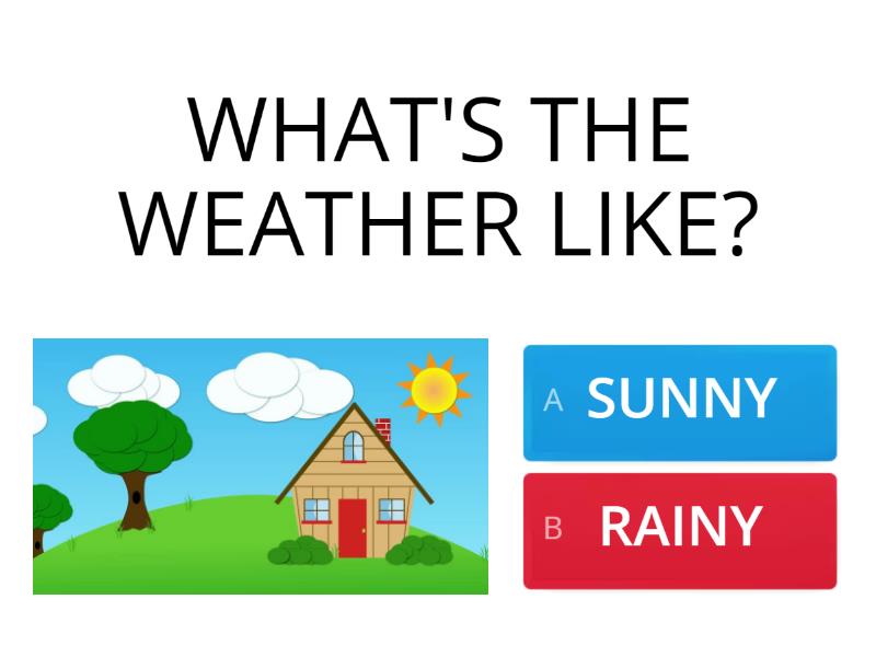 WEATHER 1ST GRADE - Quiz