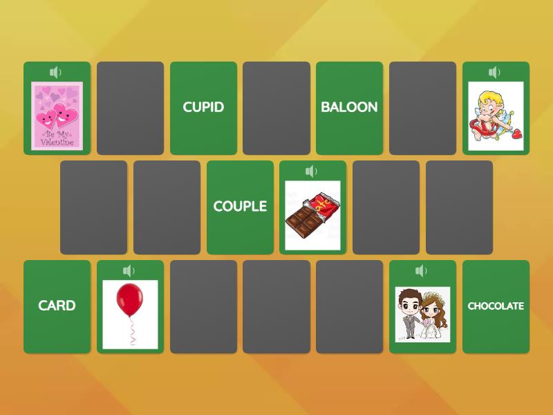 VALENTINE'S DAY MEMORY GAME - Parejas
