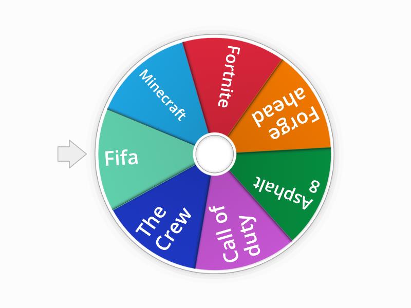 Random Game picker - Spin the wheel