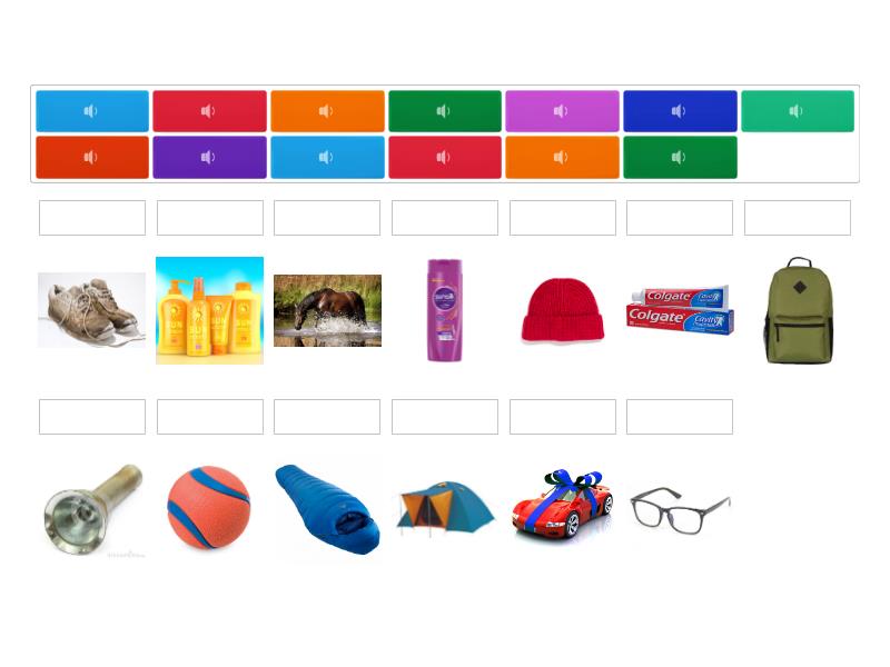 Starters Vocabulary - Match up