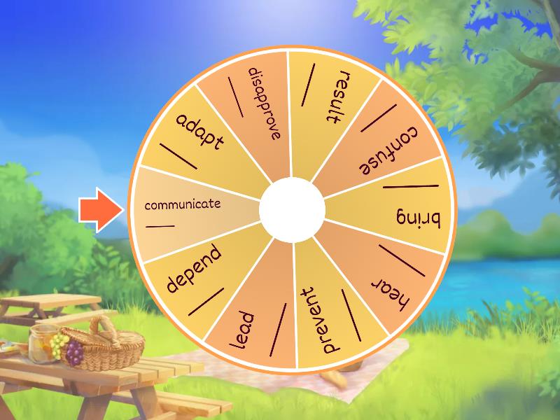 Int 7 Verb + preposition - Random wheel