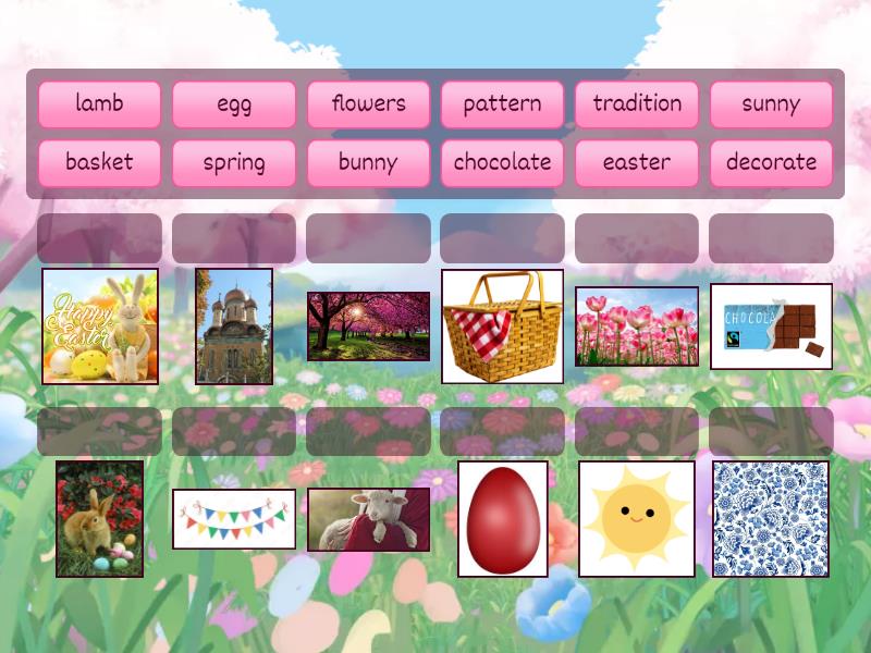 Easter words - Match up