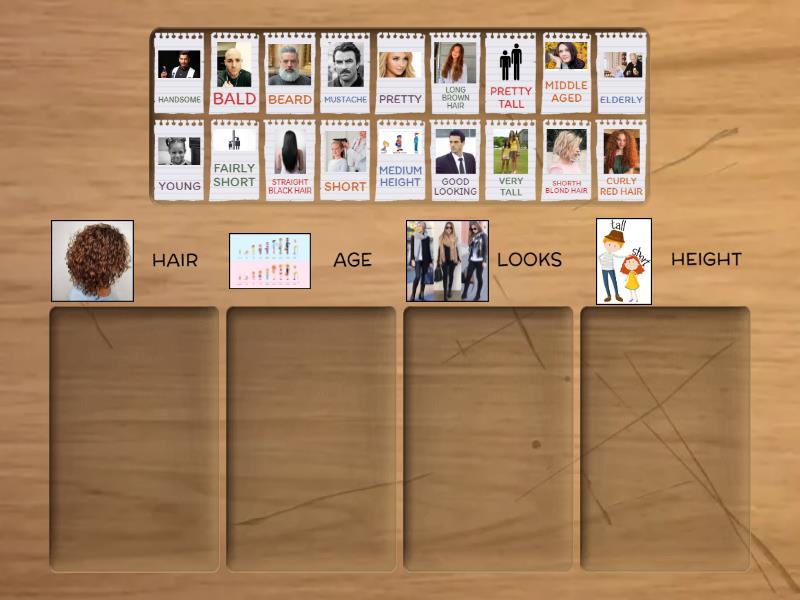 PHYSICAL APPEARANCE - Group sort