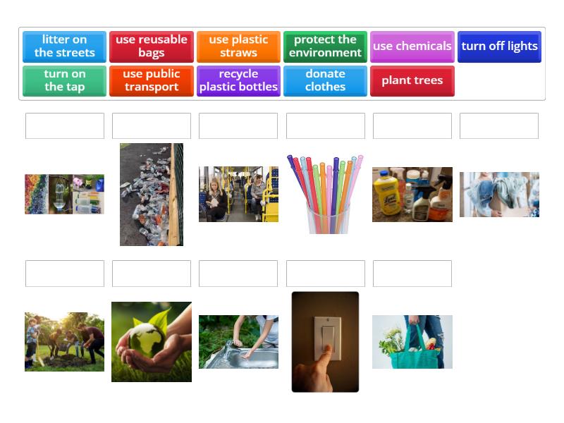 Protect the environment - Match up