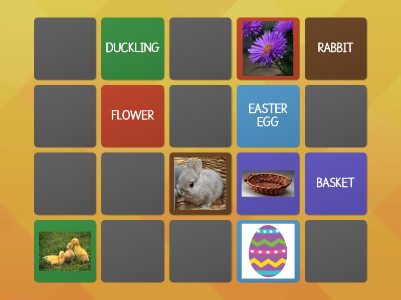EASTER MEMORY GAME - Parejas