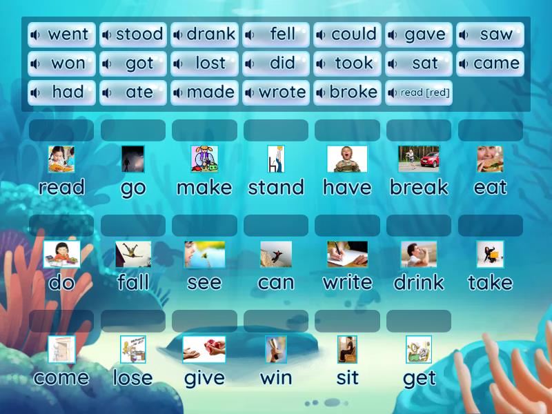 Starlight 4 Module 8 Irregular verbs - Une las parejas