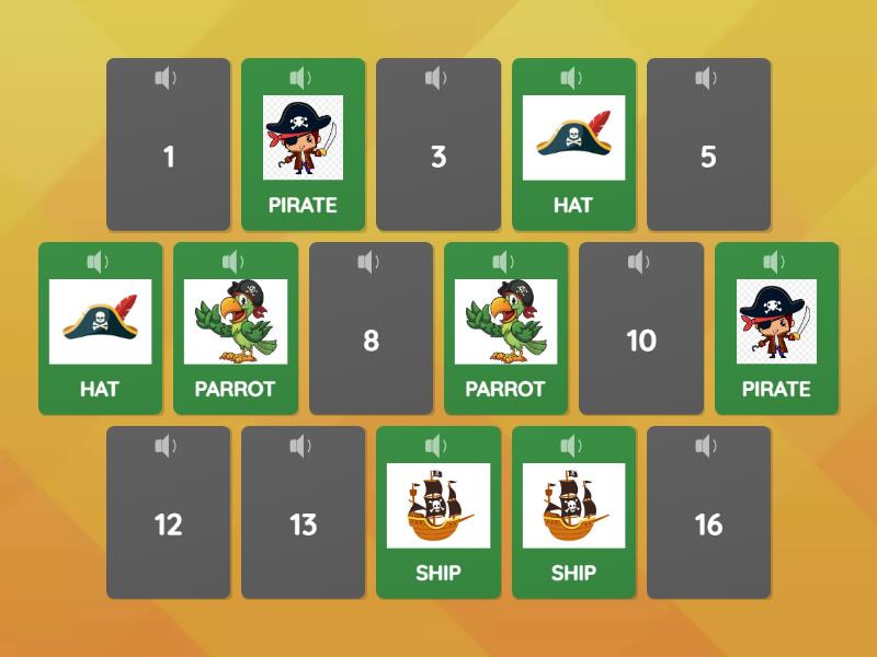 Pirate - Matching pairs