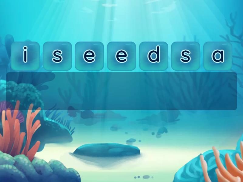 On the beach - Anagram