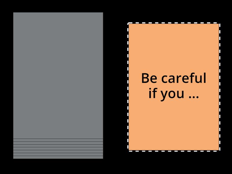 First conditional - Speaking cards