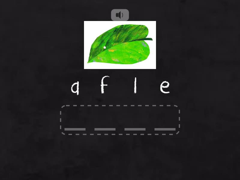 Phonics "ea" - Anagram