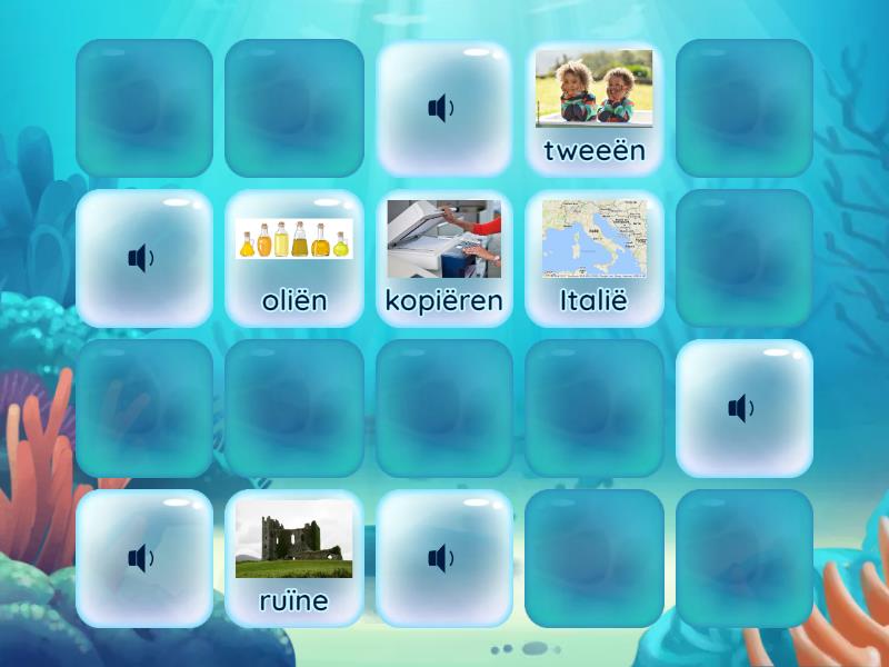 NT2 spelling 31 |woorden met trema | memory - Matching pairs