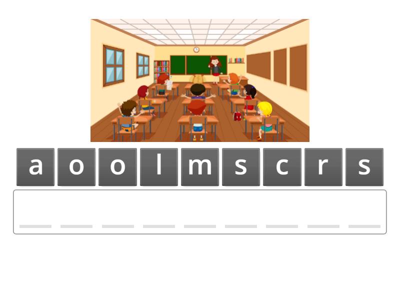 Tech it easy 1: Parts of the school (1) - Anagrama